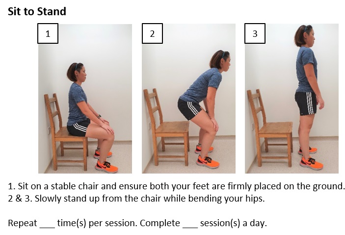Types of Exercises - Tan Tock Seng Hospital